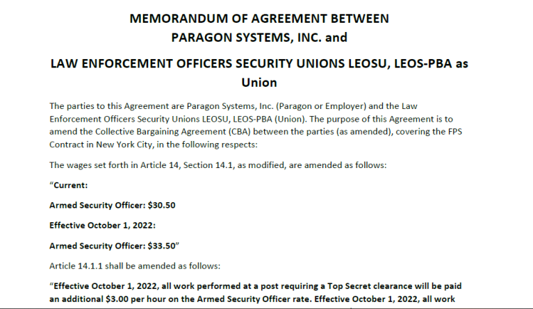 Unions for Security Guards -Security Guard Unions | Looking to Form or ...